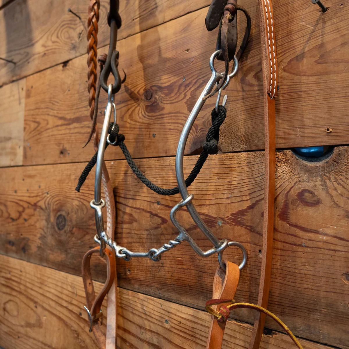 L&S Sliding Gag Twisted Dog Bone Bridle Rig